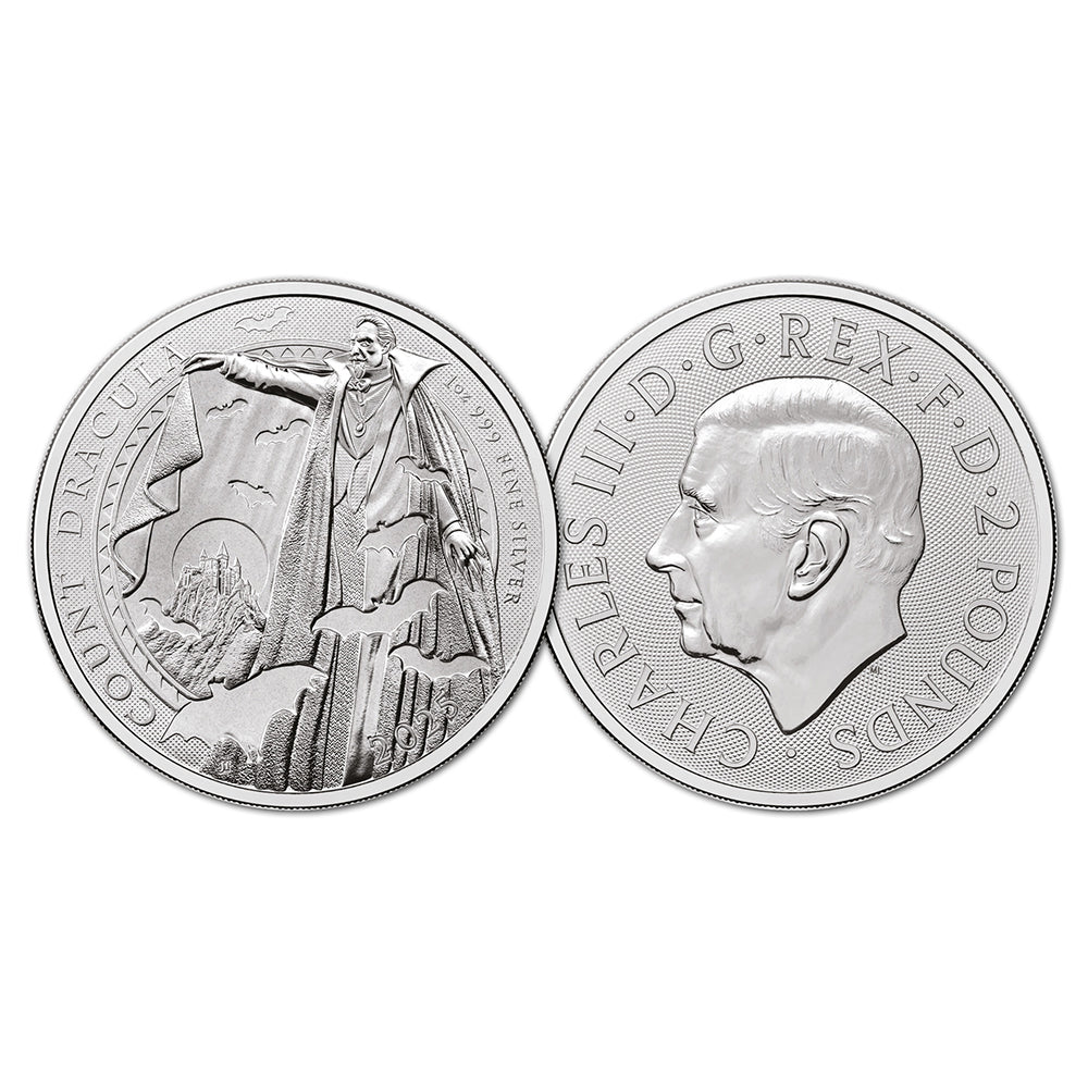 2025 Count Dracula 1oz Silver Bullion Coin