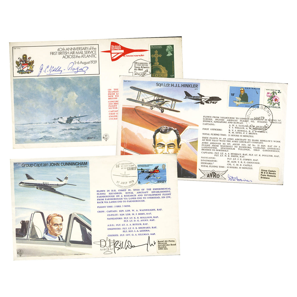 10 Signed RAF Covers