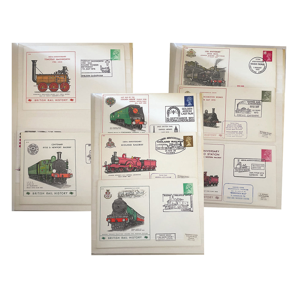 Special British Rail Covers Mostly From 1970s