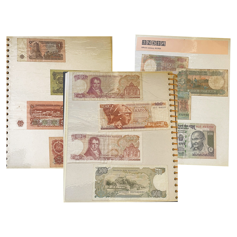 World Banknotes Collection in Album