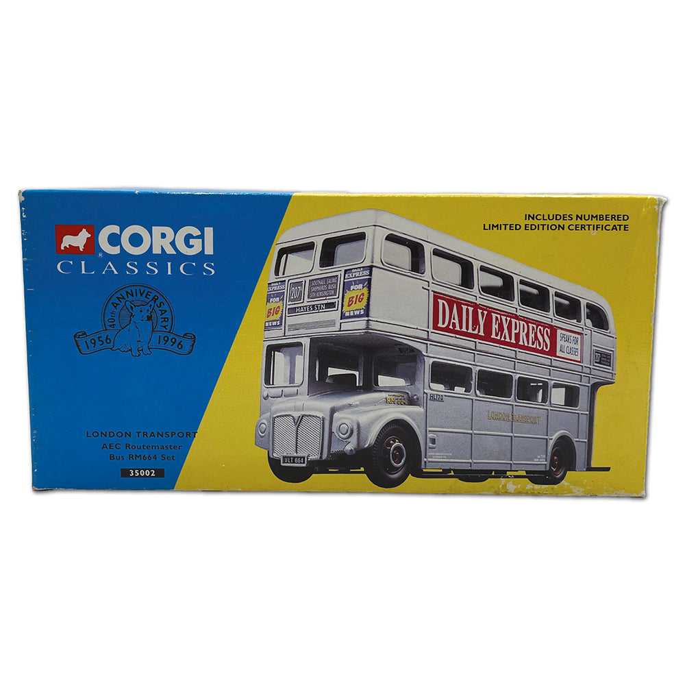 Corgi Classics London Transport AEC Routemaster Bus RM664 Set