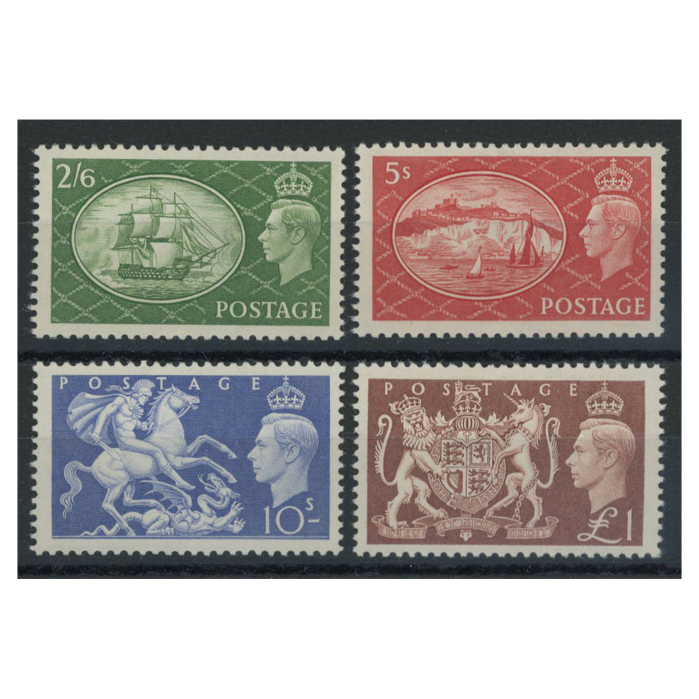 GB 1951 Festival high vals set, lightly mtd mint. SG509-12