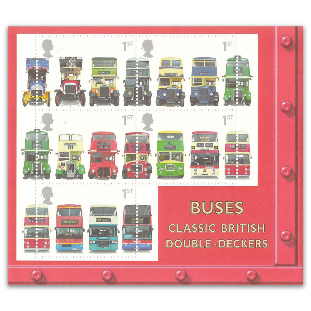 2001 Buses (MS2215) miniature sheet