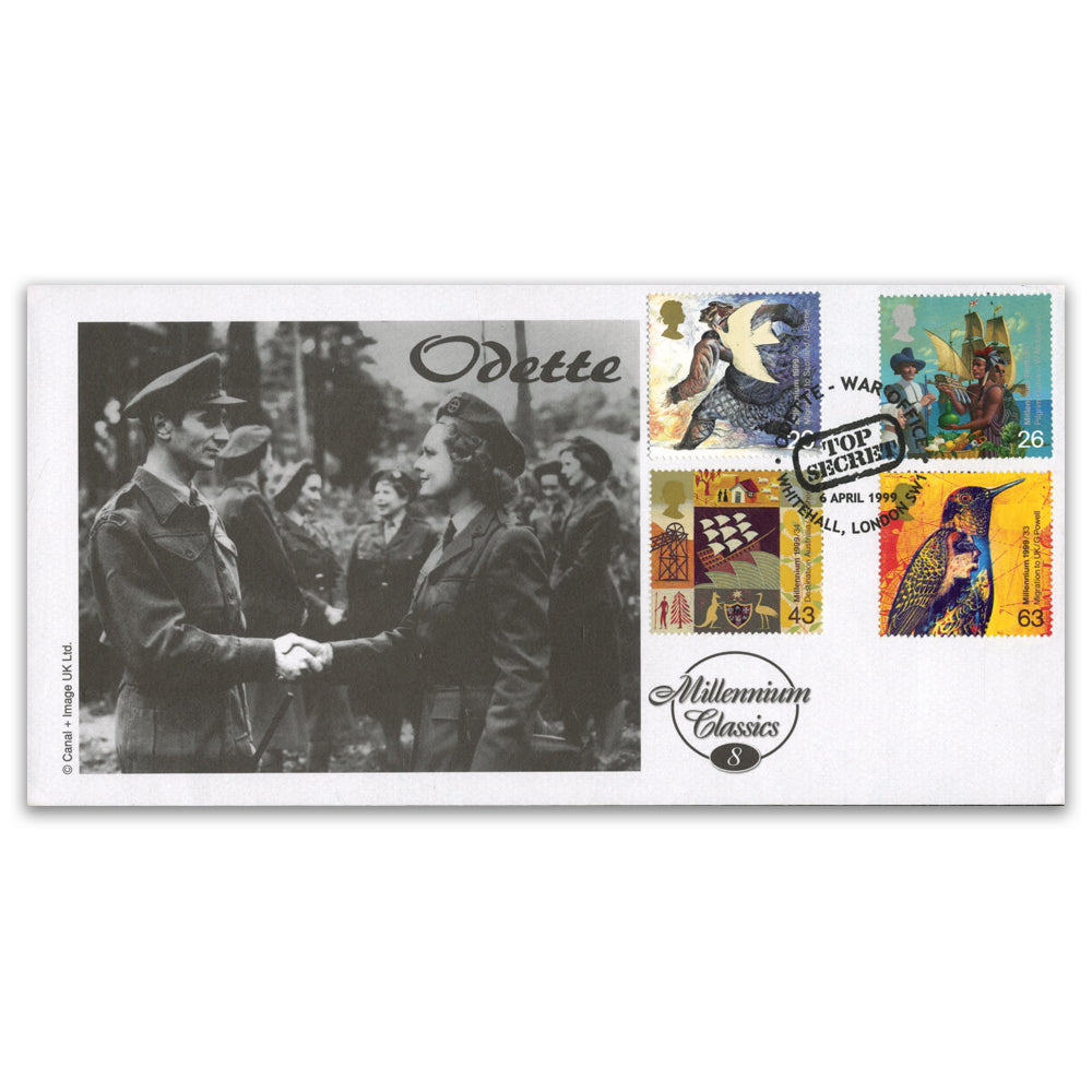 1999 Settlers Tales. Cambridge Stamp Centre Official - Odette, War Off