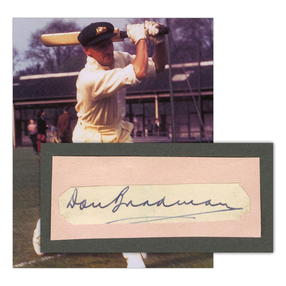 Donald Bradman Autograph
