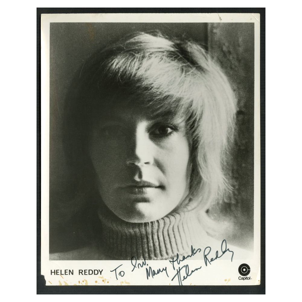 Helen Reddy Autograph