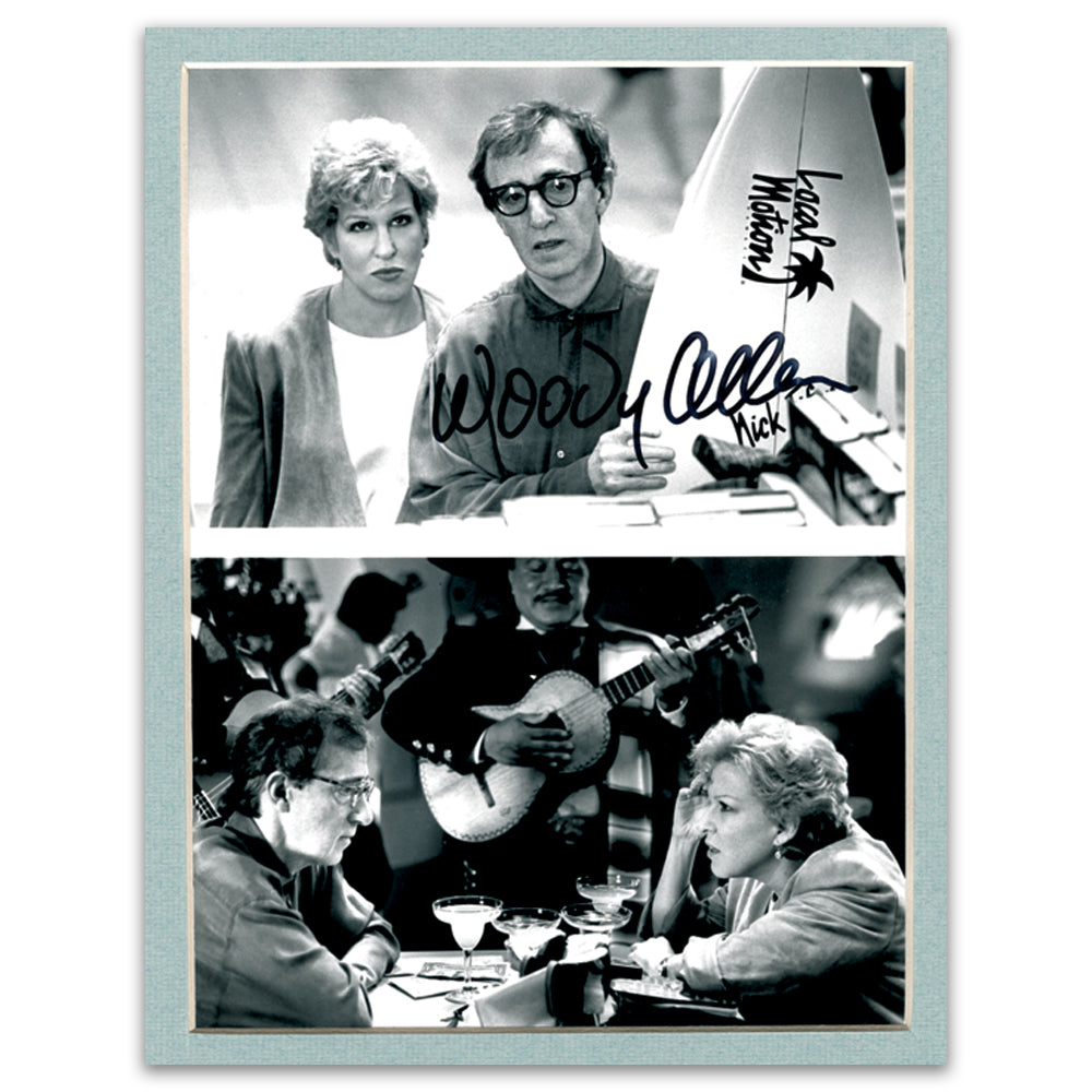 Woody Allen - Autograph - Signed Black and White Photograph