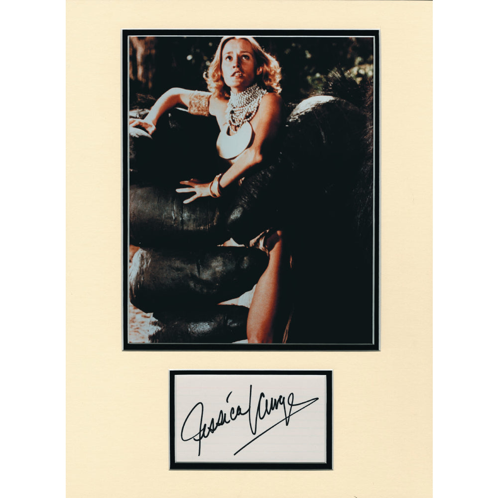 Jessica Lange - Autograph - Signature Mounted with Colour Photograph
