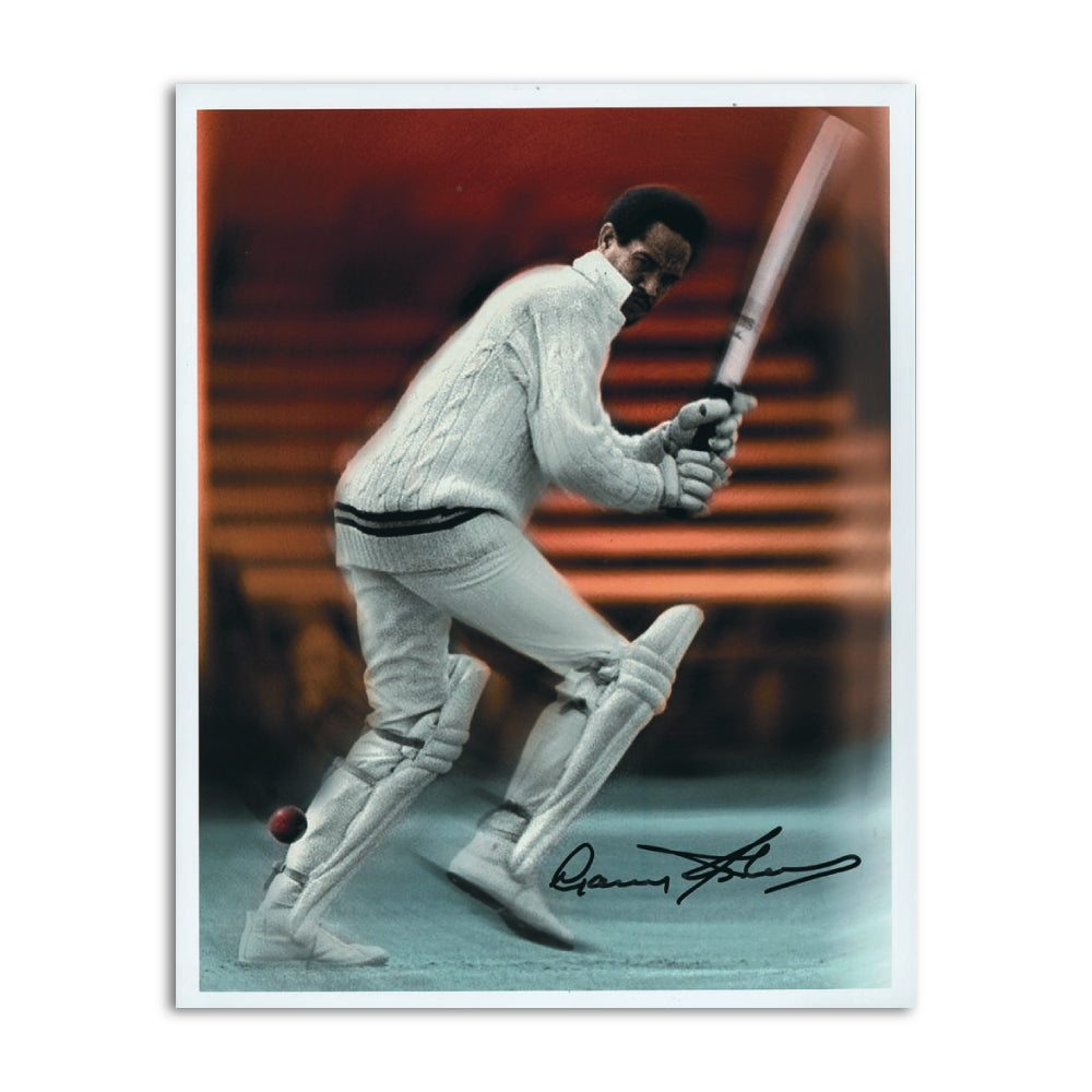 Sir Gary Sobers - Autograph - Signed Colour Photograph