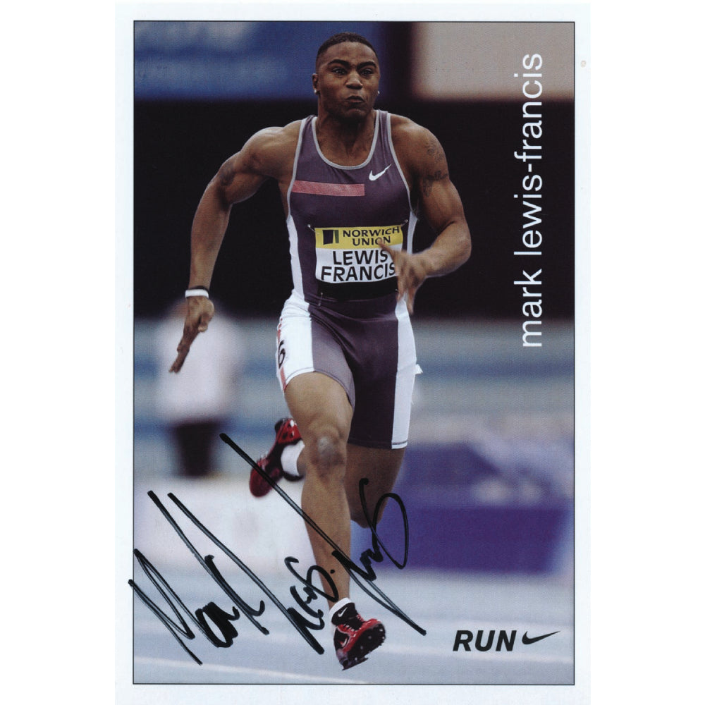 Mark Lewis-Francis - Autograph - Signed Colour Photograph