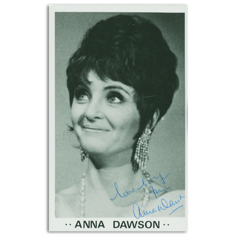 Anna Dawson - Autograph - Signed Black and White Photograph