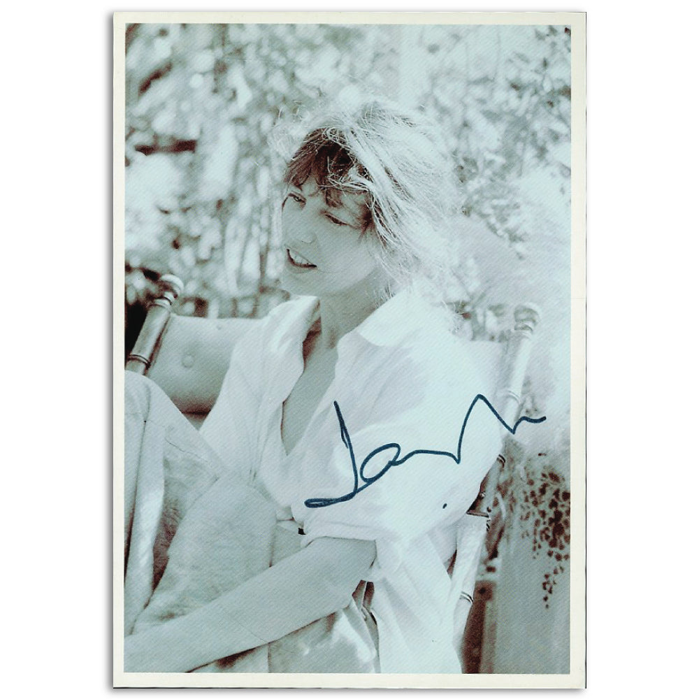 Jane Birkin Autograph Signed Photograph