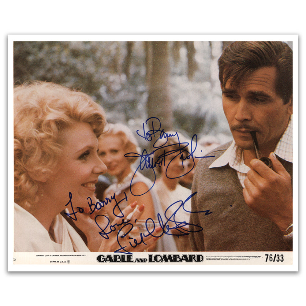 James Brolin & Jill Clayburgh Autograph