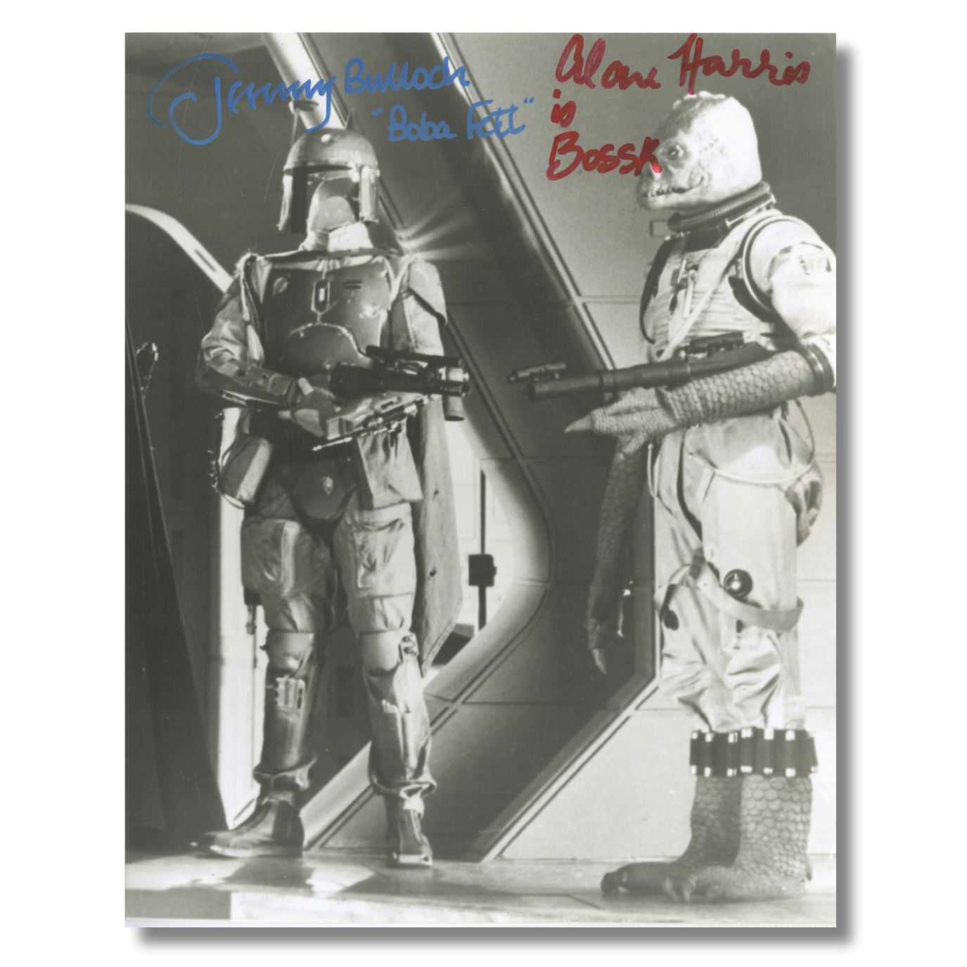 Jeremy Bulloch & Alan Harris - Autograph