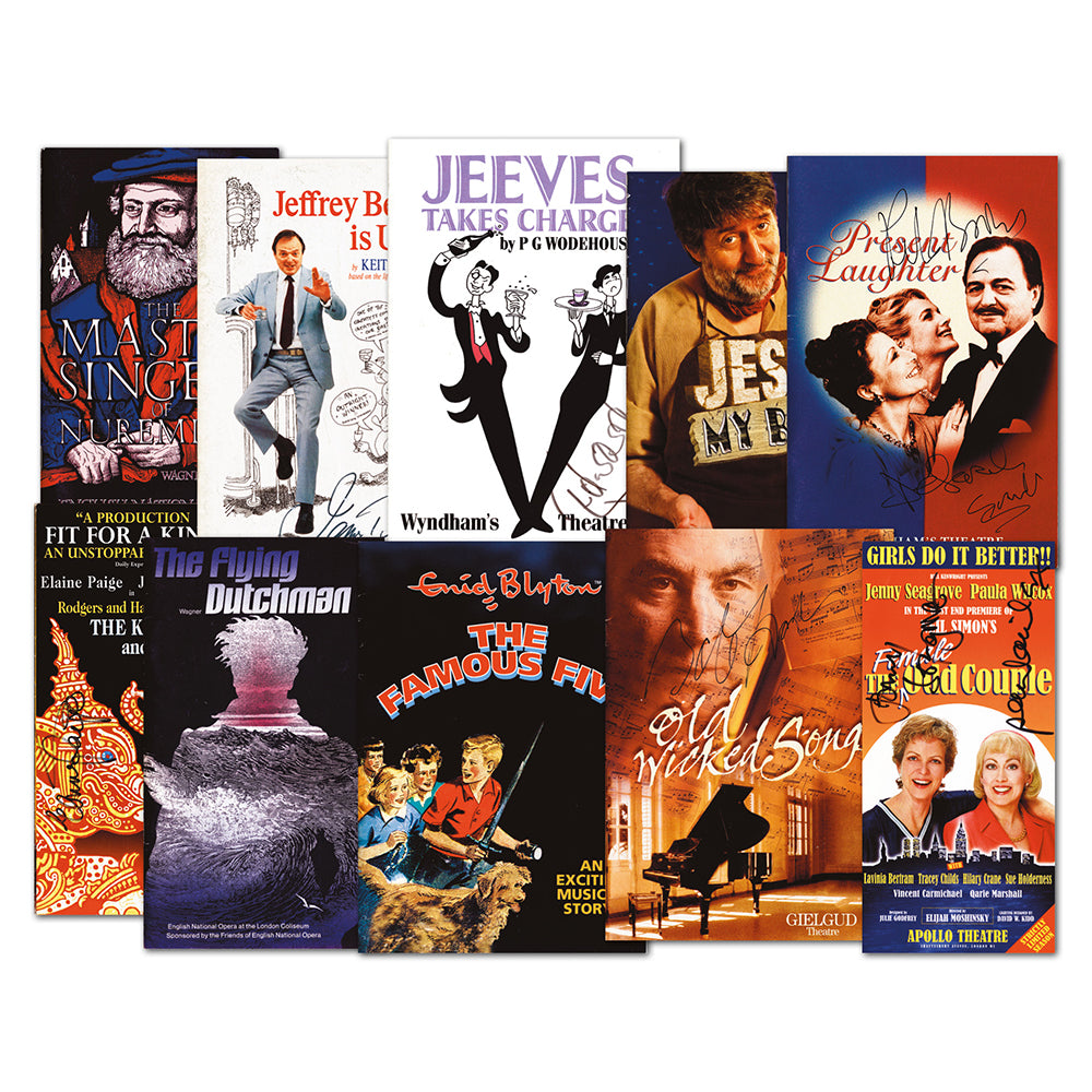 Signed Theatre Programmes Collection
