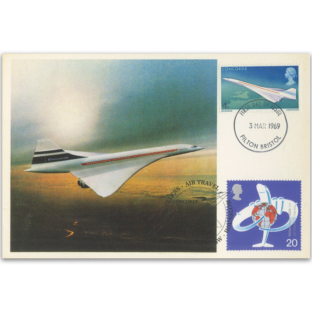 1969 Concorde 4d dbld Heathrow 30th Anniversary