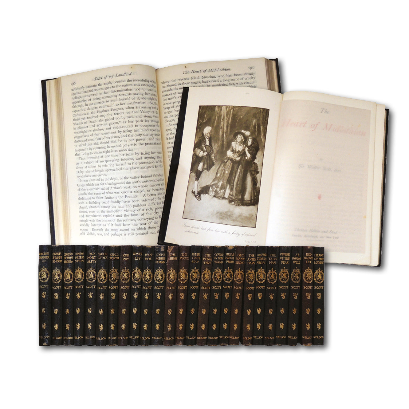 New Century Library The Works of Sir Walter Scott 25 vols