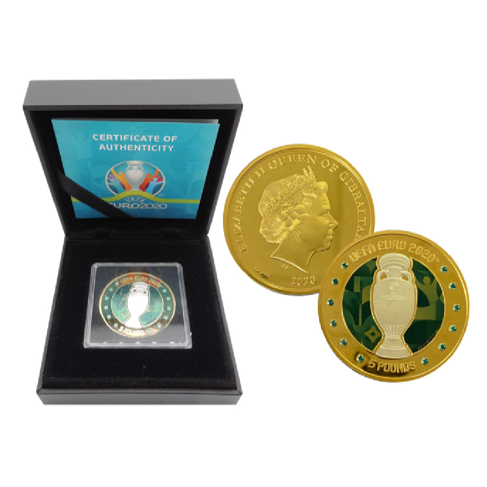 Euro 2020 Gold £5 Coin