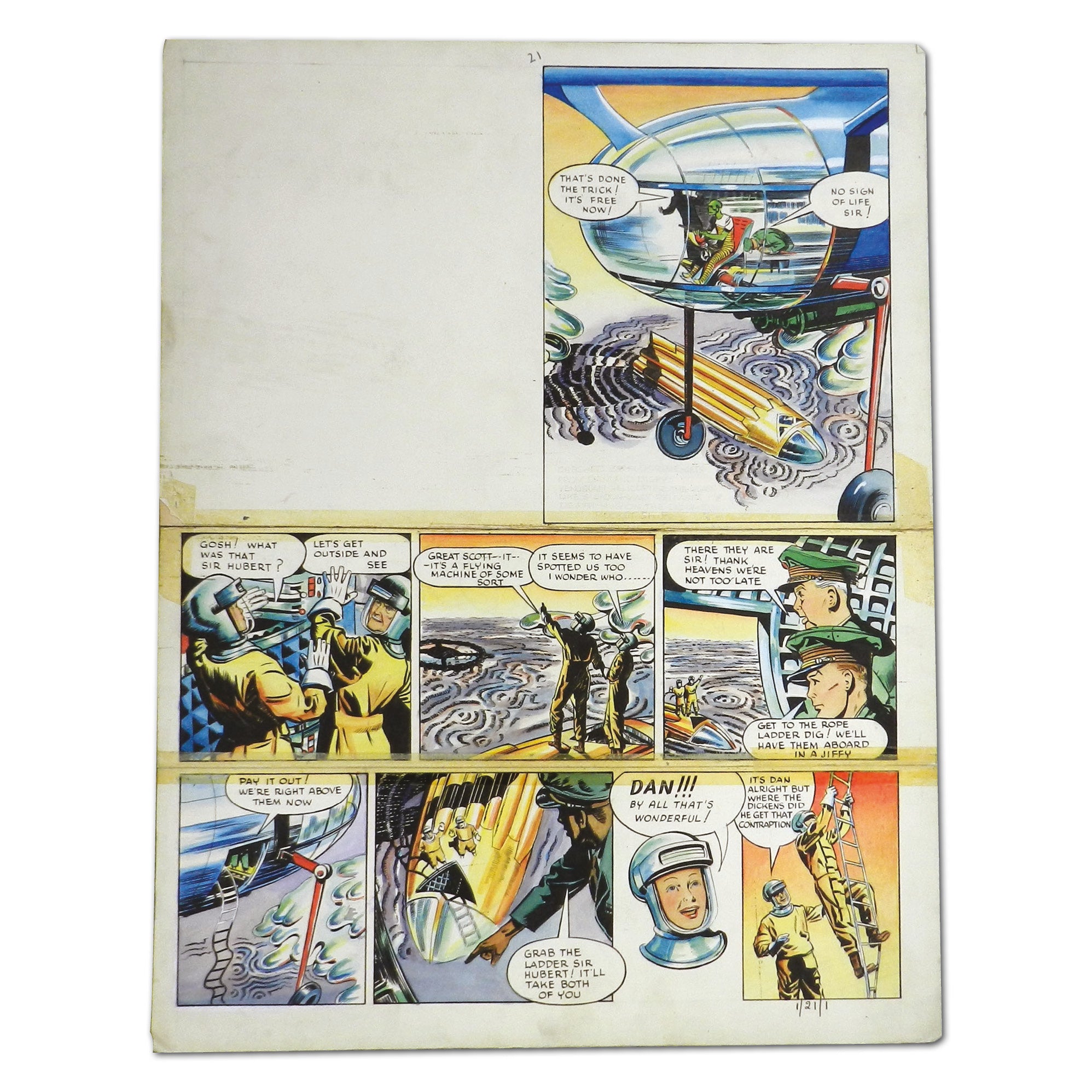 Dan Dare Original Cover Artwork