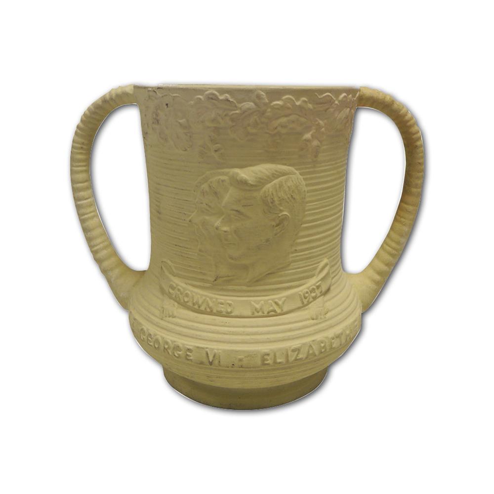 Sylvac Cream Loving Cup - King George VI Coronation 1937
