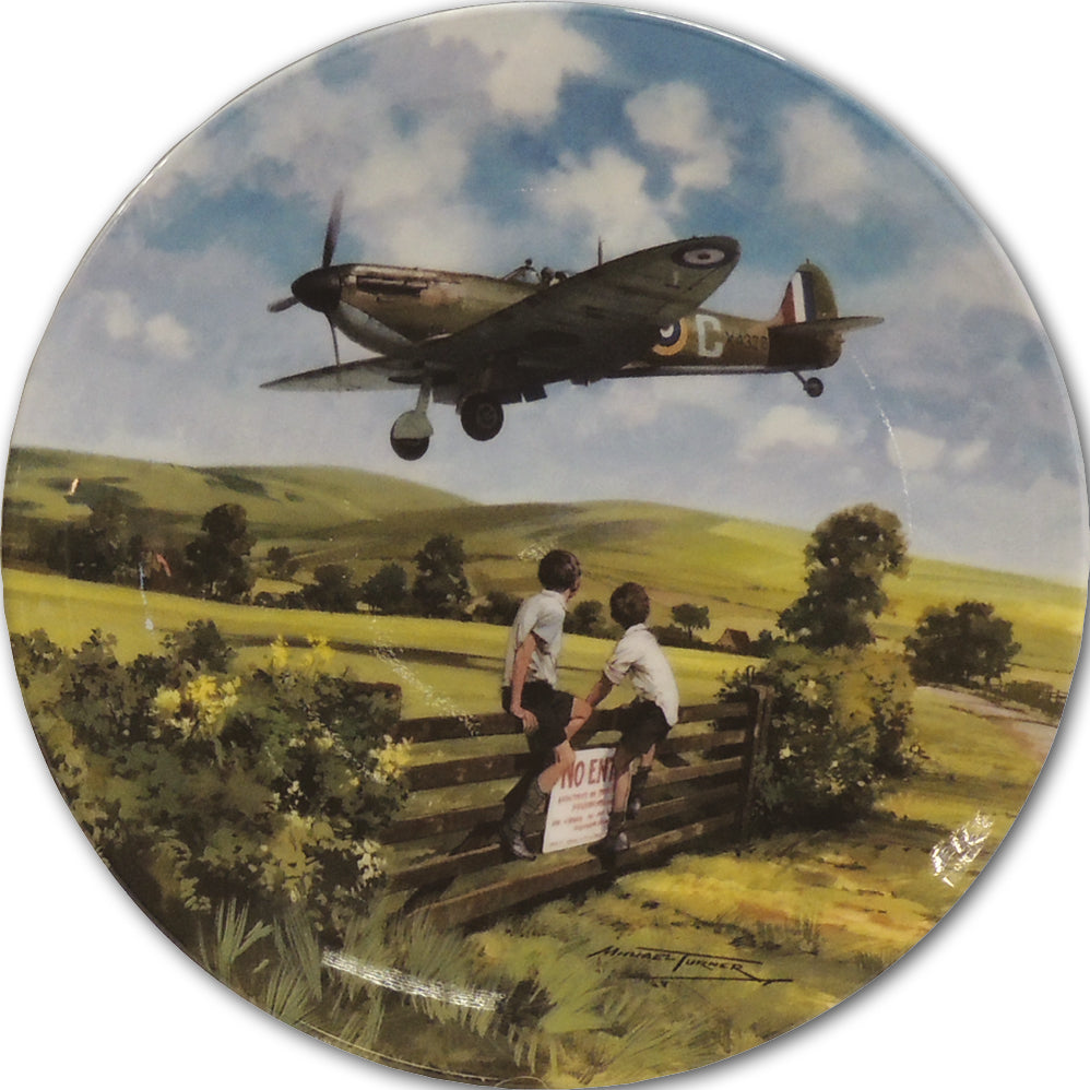 'Spitfire Coming Home' Plate