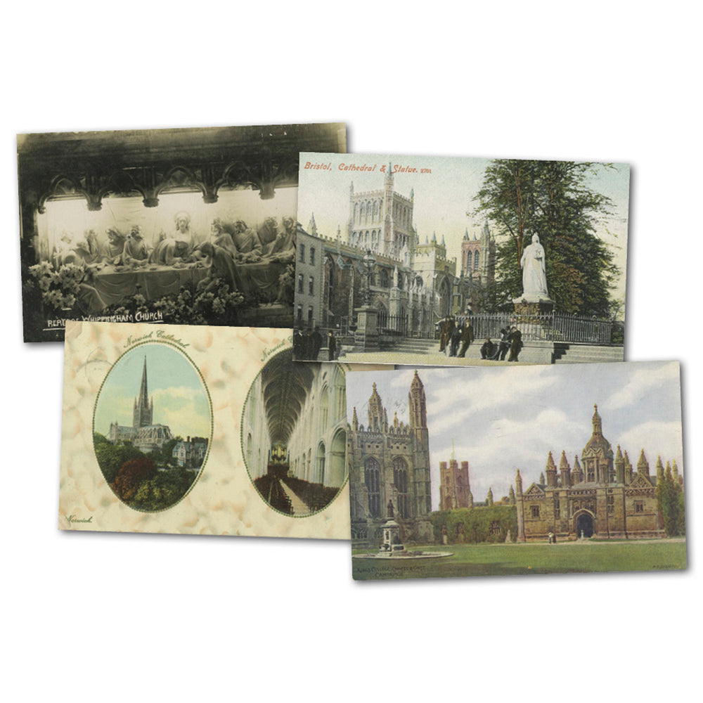 30+ vintage Cathedral & Churches postcards