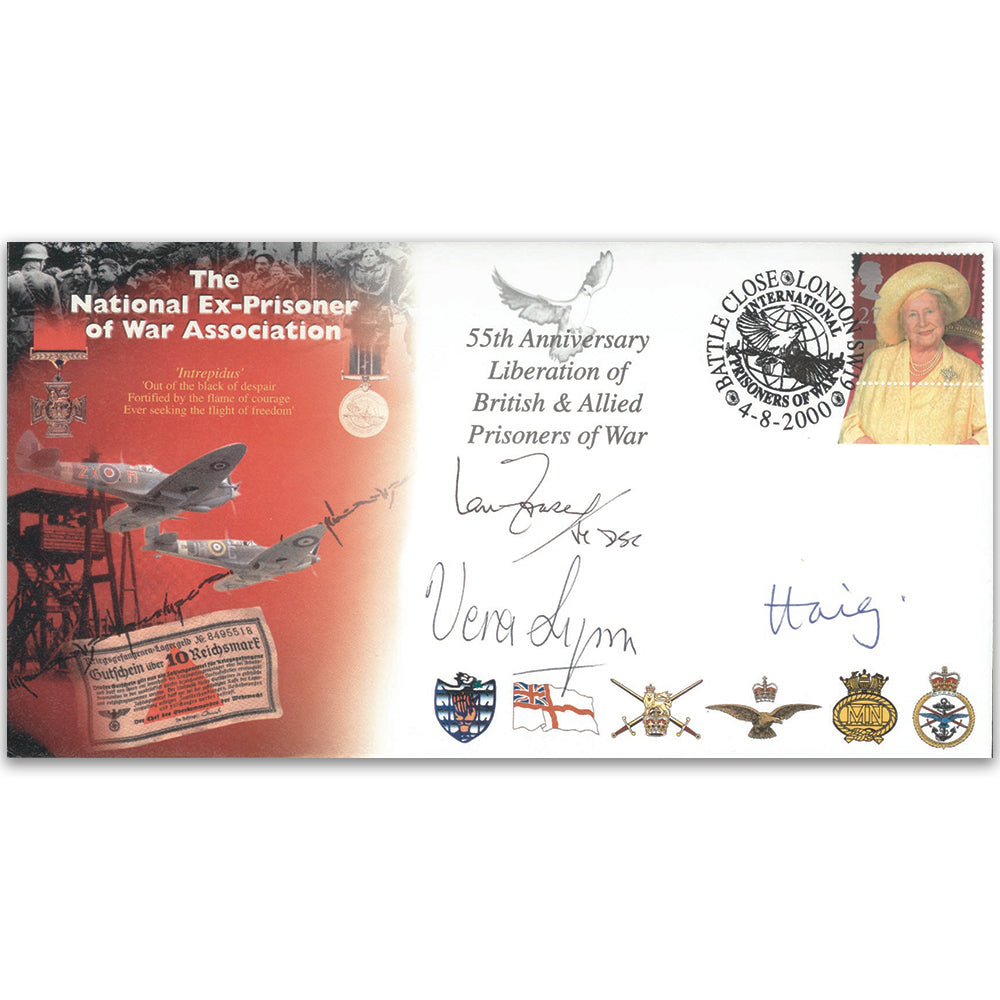 2000 NEXPOWA - Signed by Ian Fraser VC, Dame Vera Lynn & Early Haig