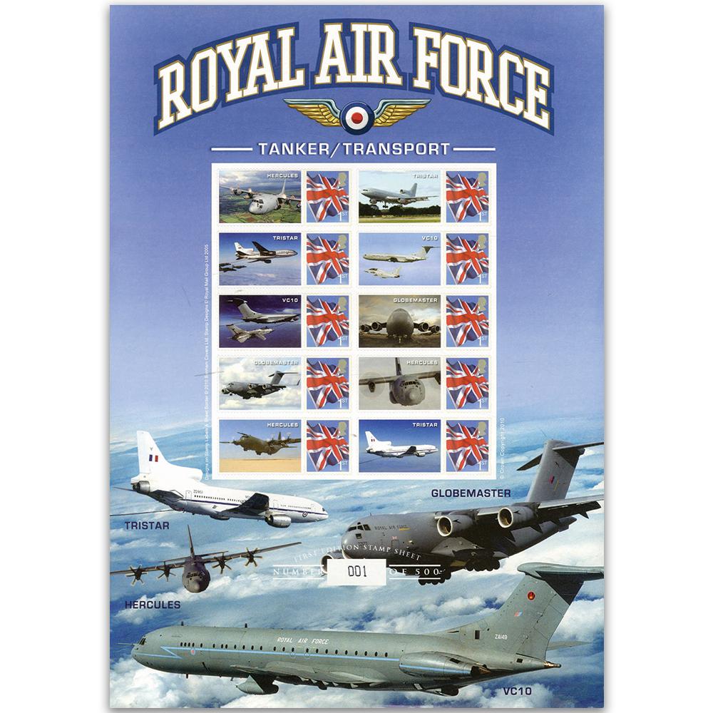 RAF Tanker / Transport GB Customised Stamp Sheet No. 4