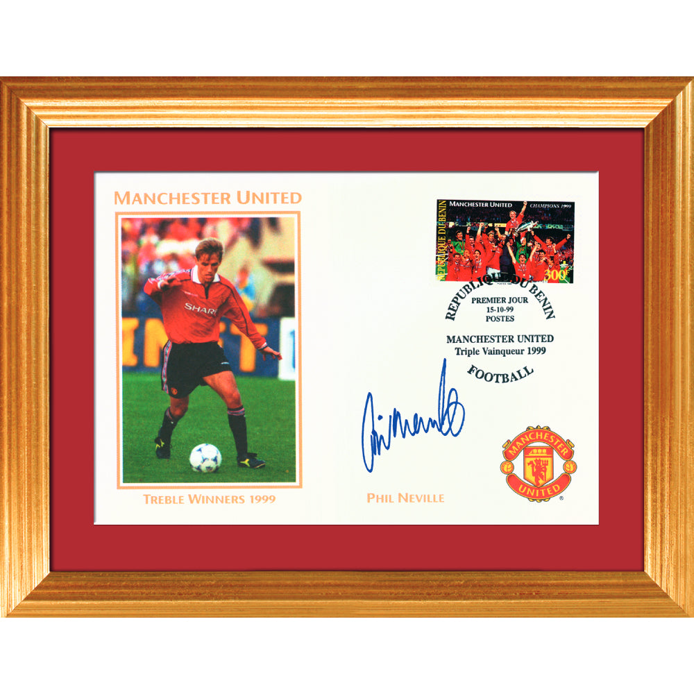 Manchester United Phil Neville Cover - Framed