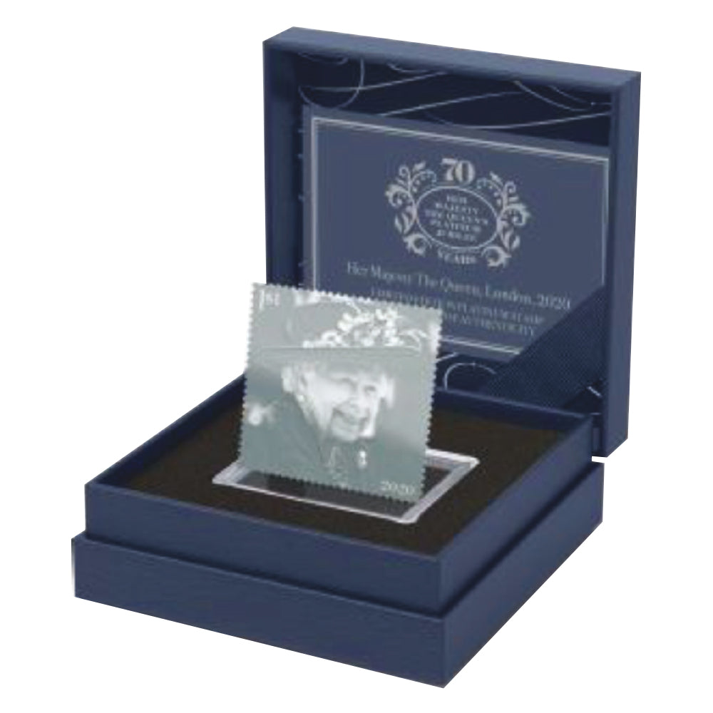 2022 HM The Queens Platinum Jubilee 2020 Platinum Stamp
