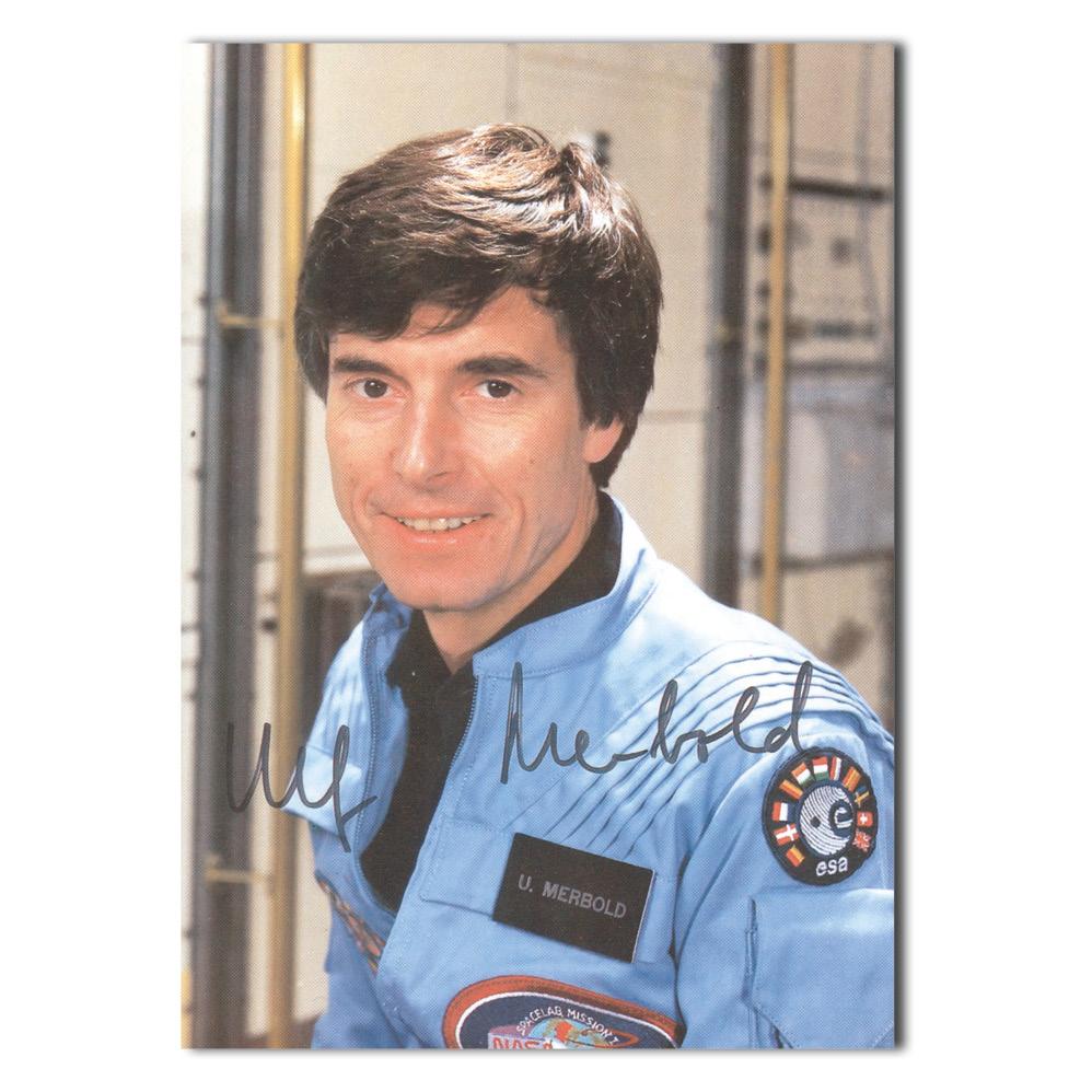 Postcard - Signed by Ulf Merbold