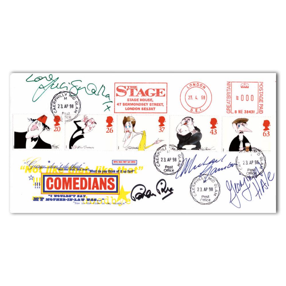 1998 Comedians - Signed Brian Rix, Michael Gambon and 2 Others
