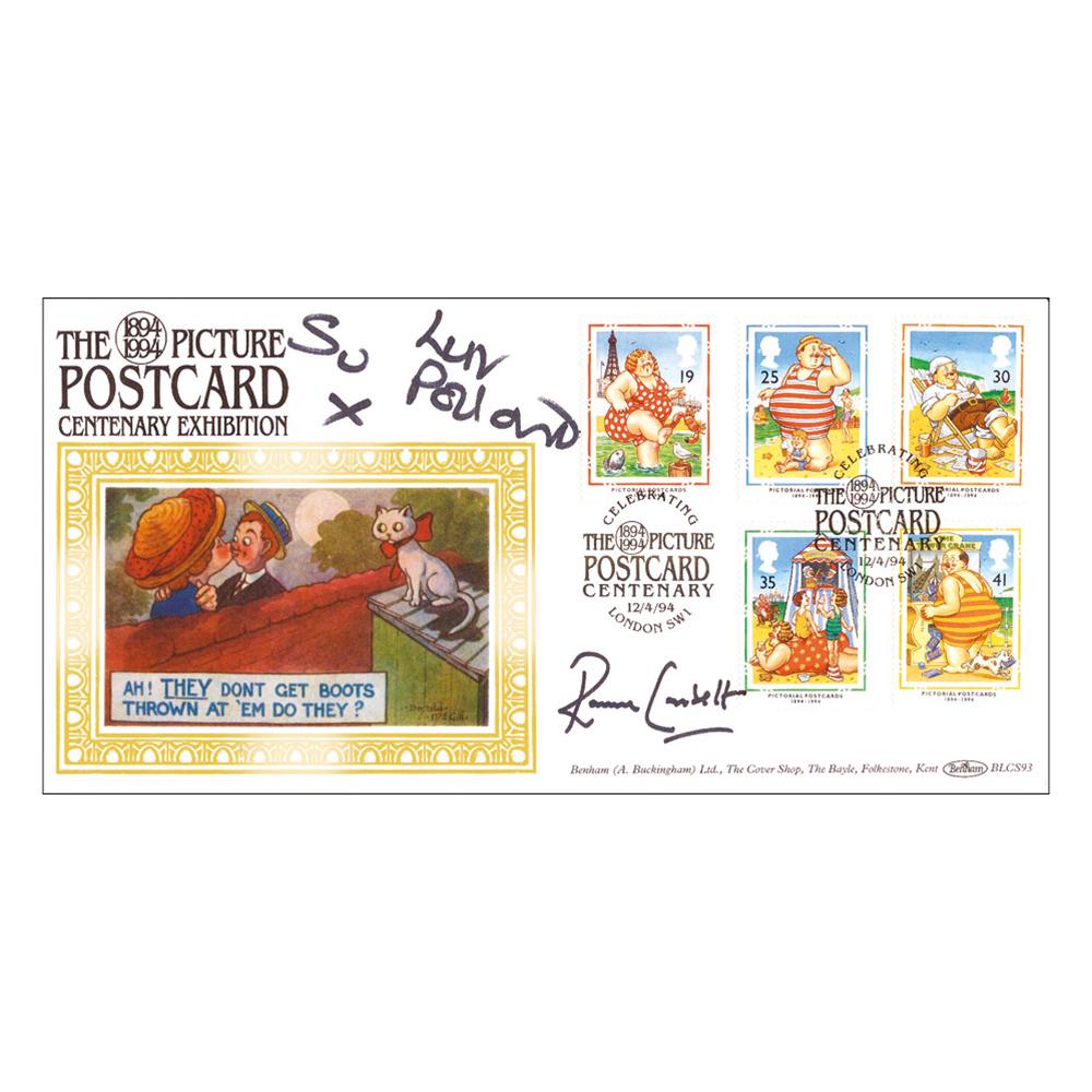 1994 Postcards - Signed by Su Pollard and Ronnie Corbett