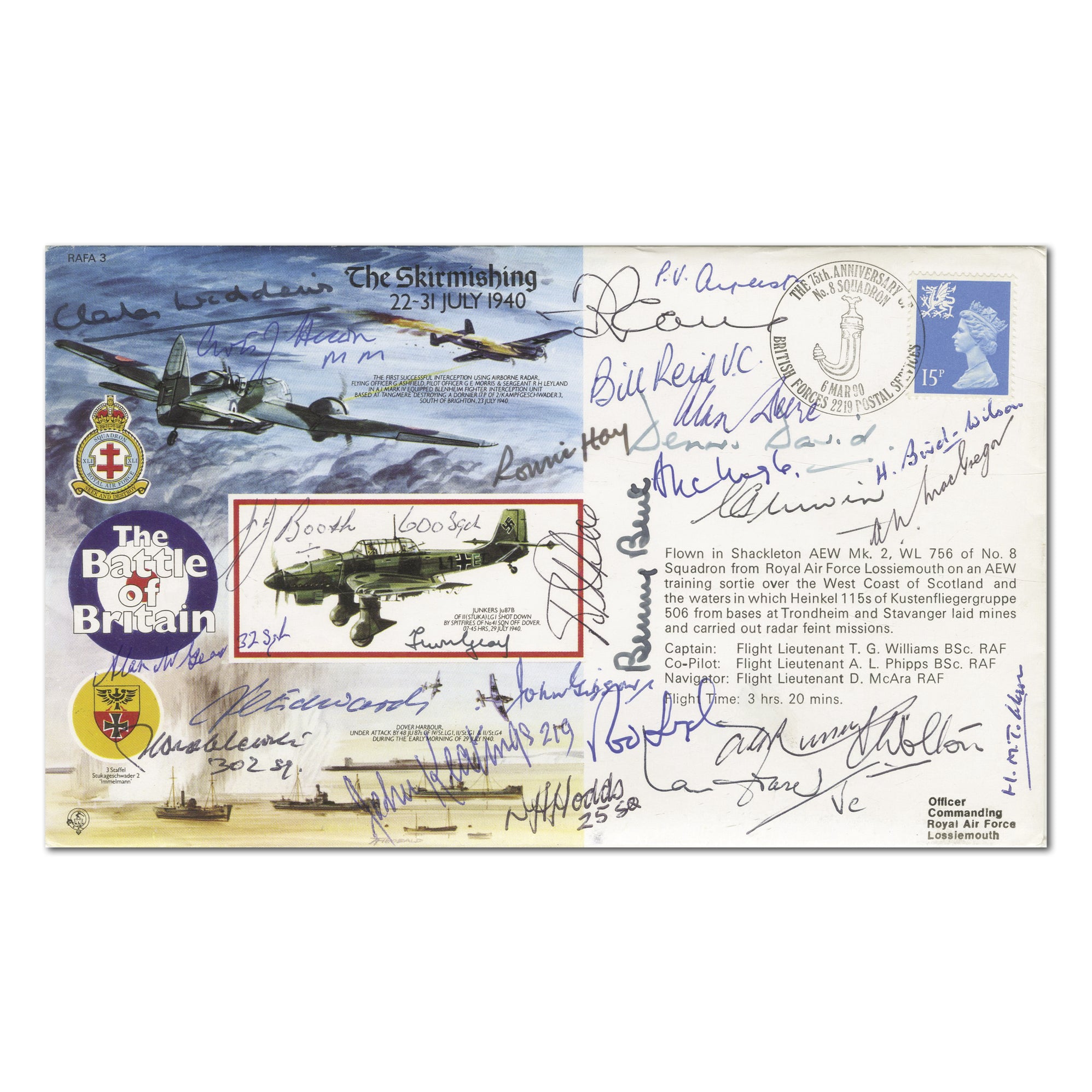 1990 50th Anniversary BoB - Signed 20 BoB Pilots & 3 VC holders
