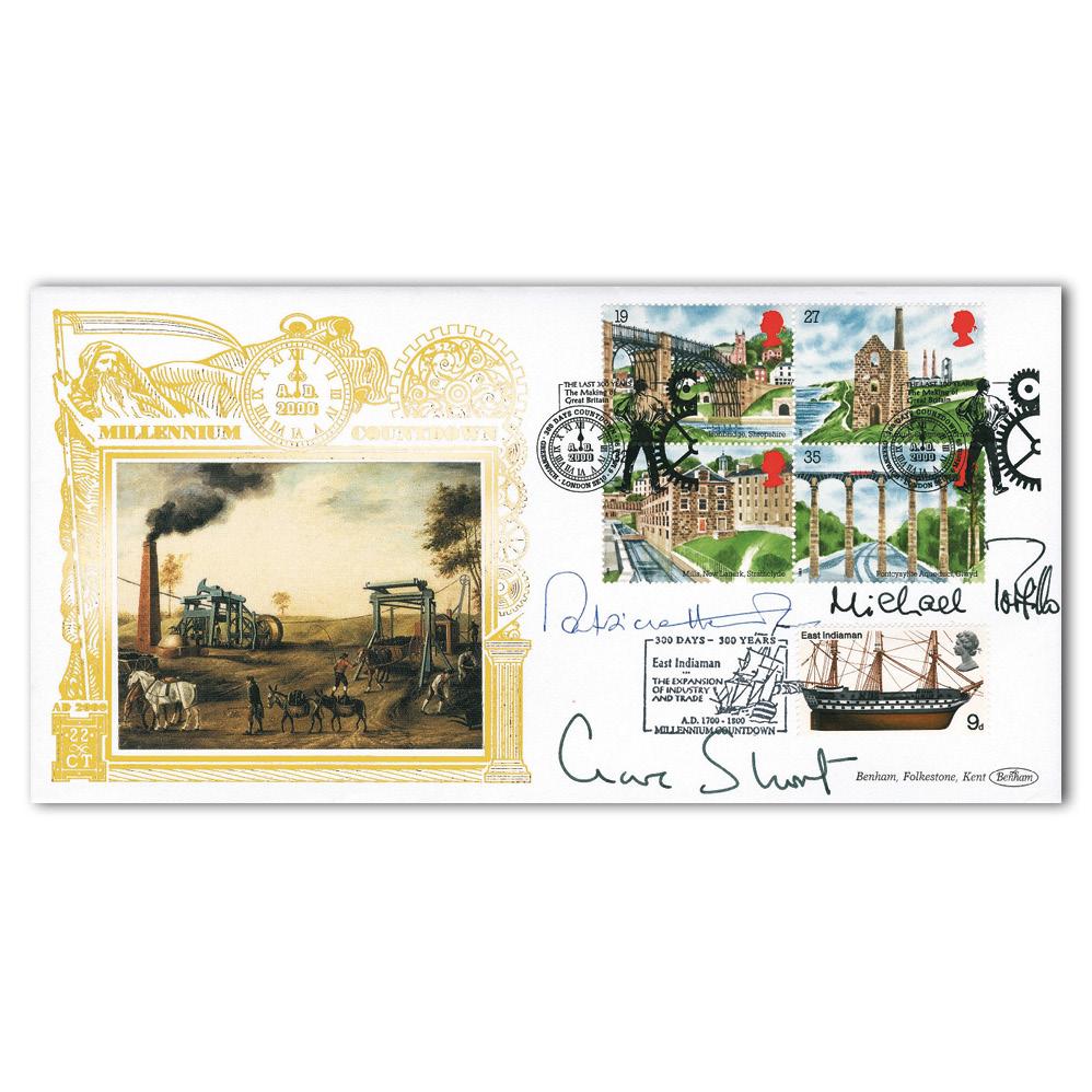 2000 Millennium Gold - Signed by Clare Short and 2 Others