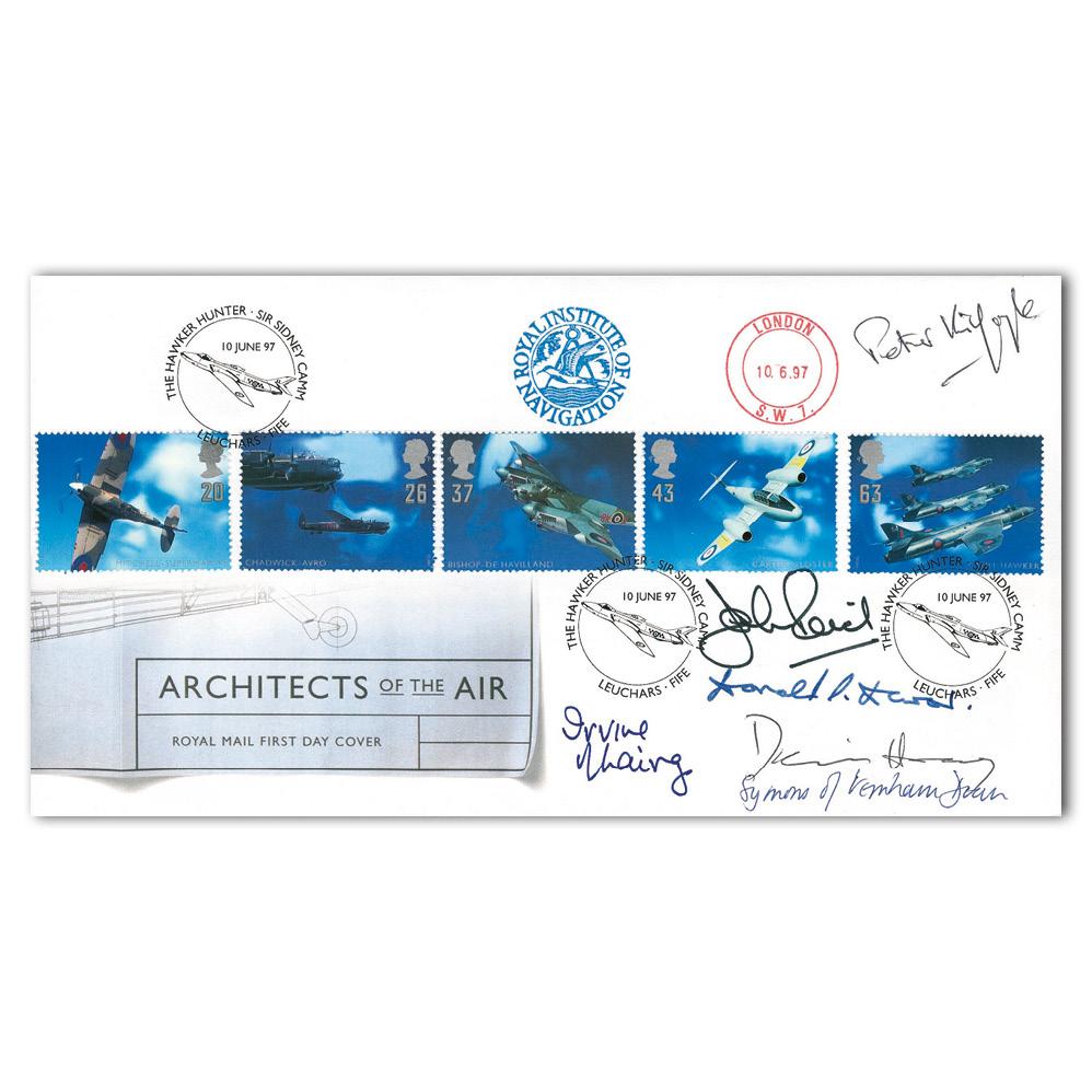 1997 Architects of the Air - Signed by Dennis Healey and 5 Others