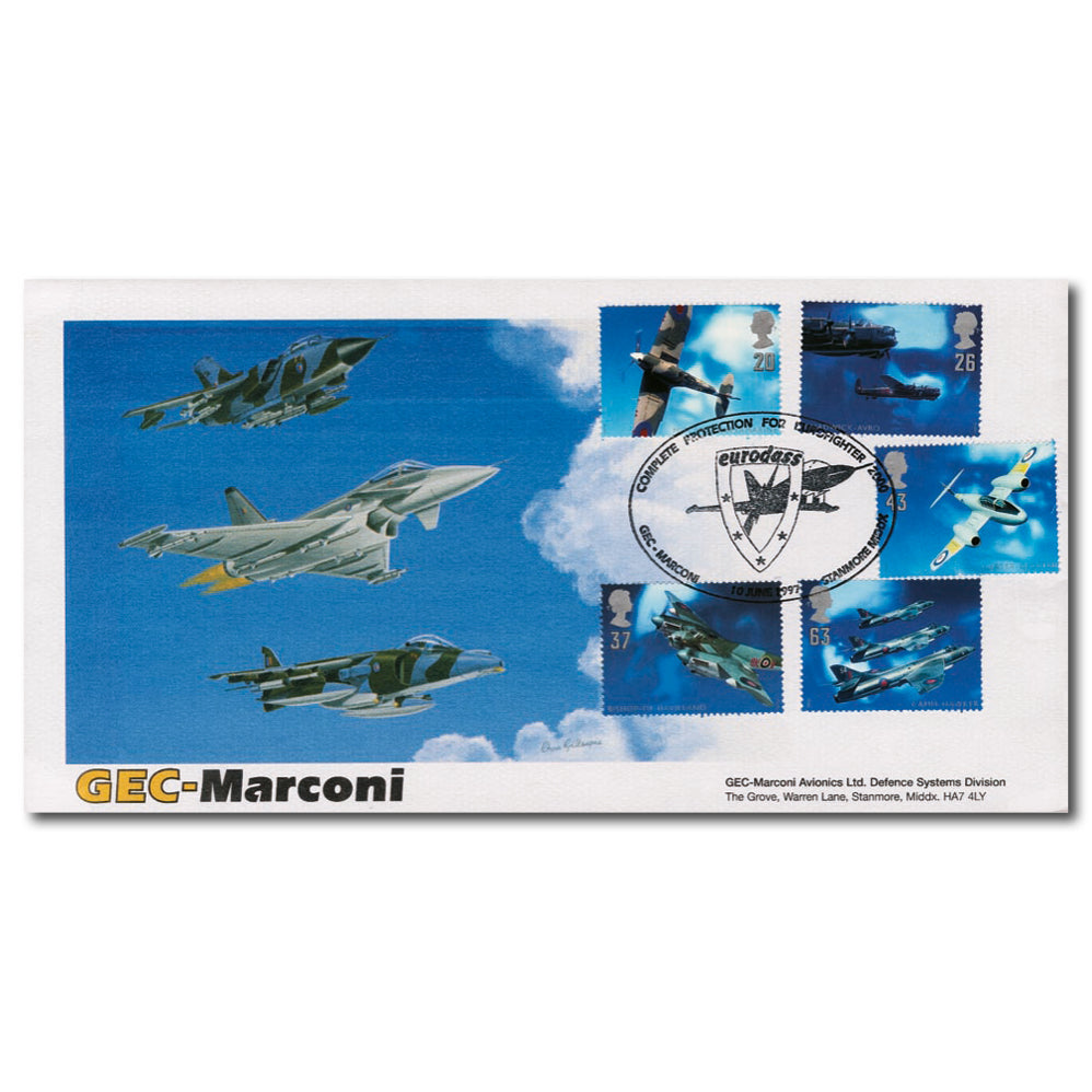1997 Architects of the Air - Marconi Cover - Stanmore Handstamp
