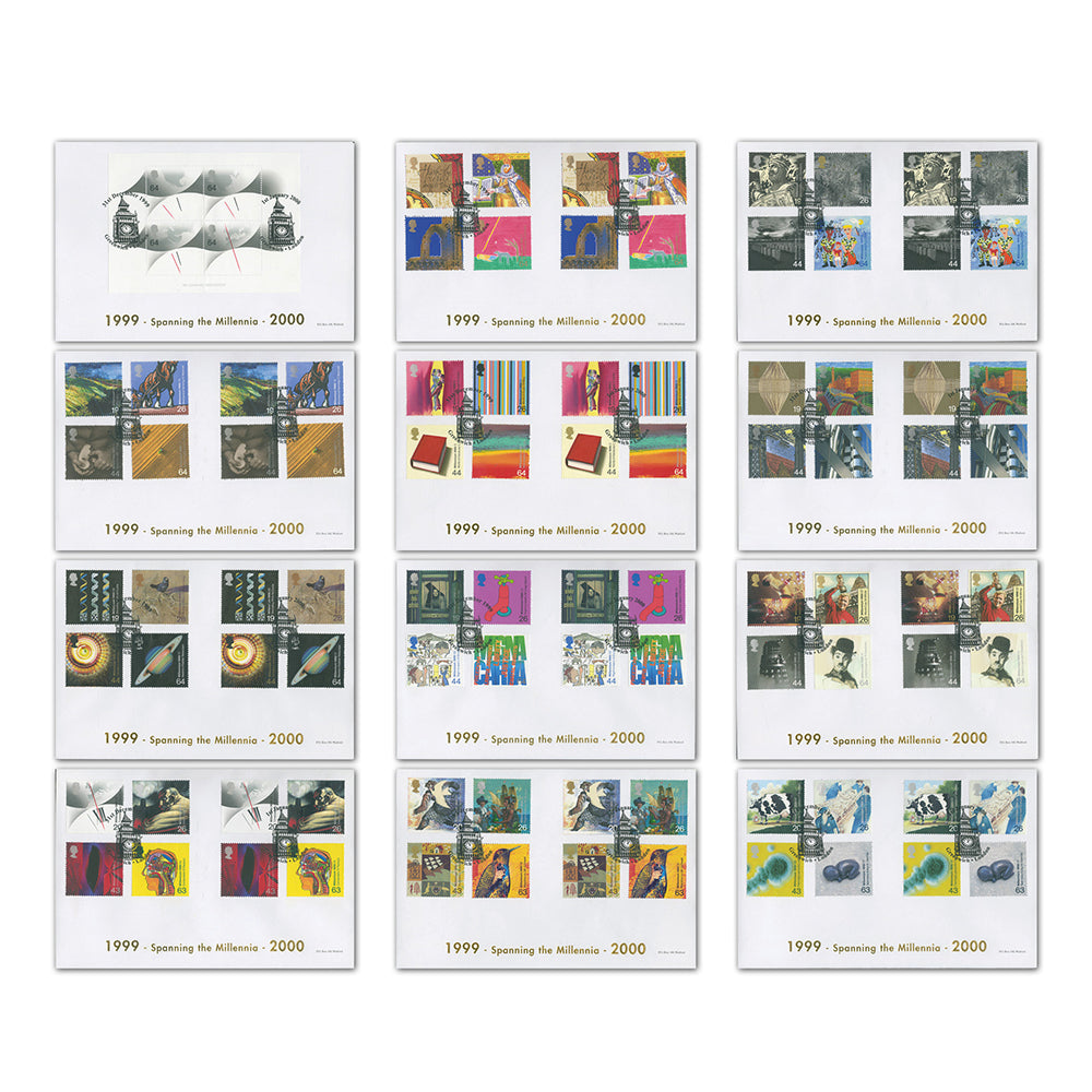 1999-2000 Millennium 'Bundle'. 12 covers