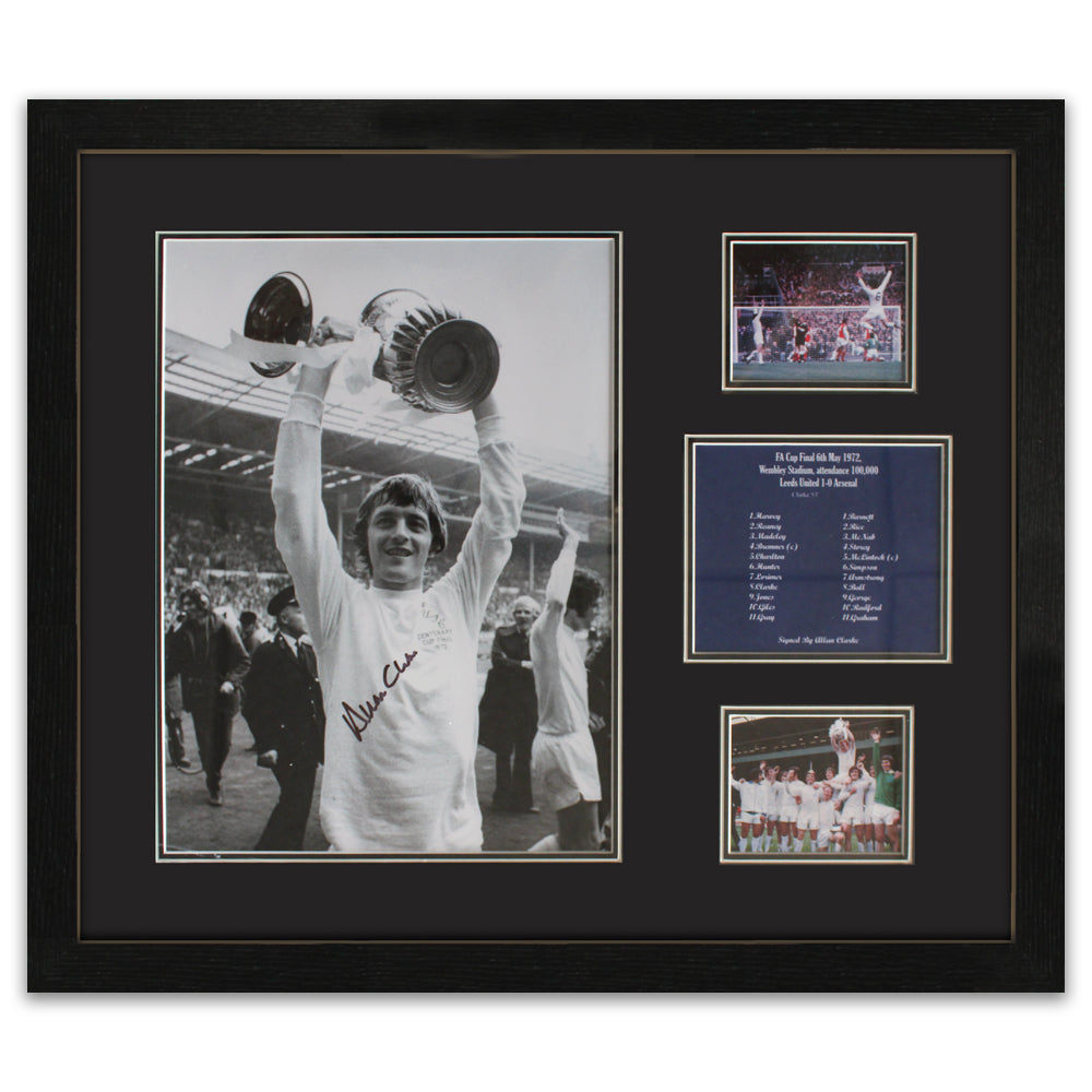 Allan Clarke Autograph Framed