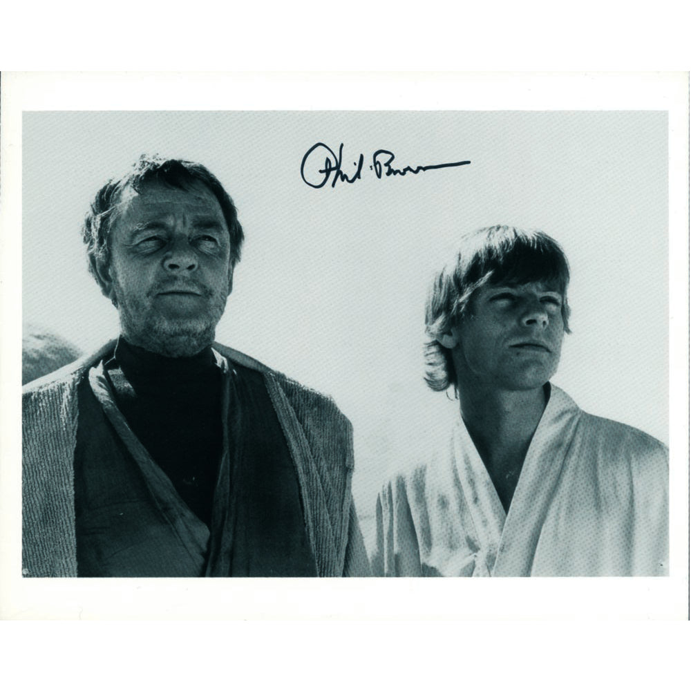 Phil Brown - Autograph - Signed Black and White Photograph