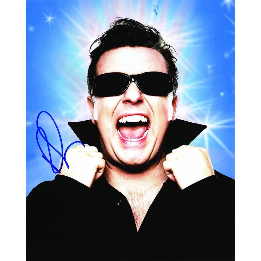 Ricky Gervais Signed Colour Photograph