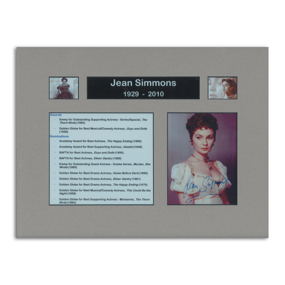 Jean Simmons - Autograph - Signed Colour Photograph