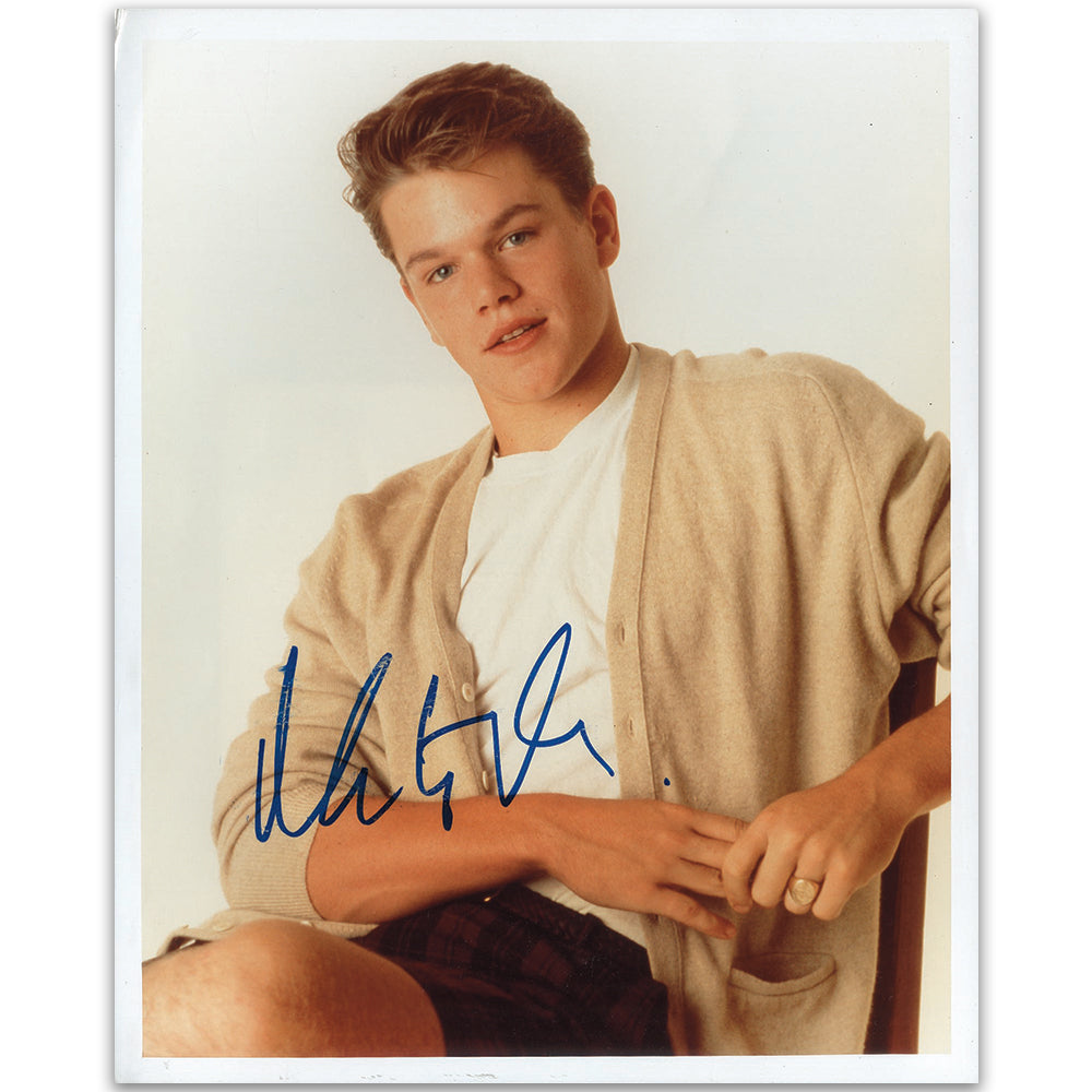 Matt Damon - Autograph - Signed Colour Photograph