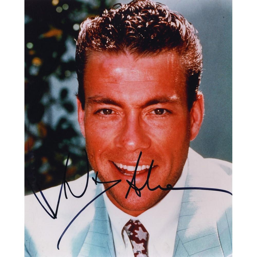 Jean-Claude Van Damme - Autograph - Signed Colour Photograph