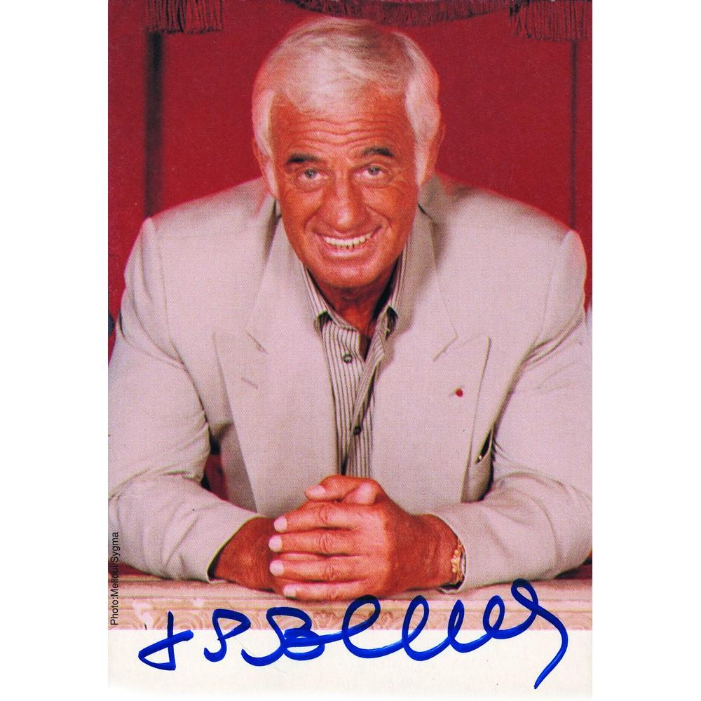 Jean-Paul Belmondo - Autograph - Signed Colour Photograph