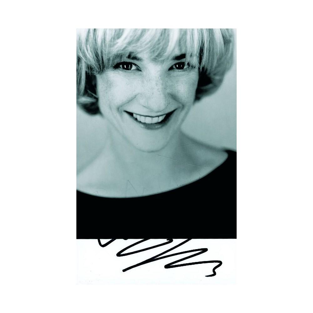 Jane Horrocks - Autograph - Signed Black and White Photograph