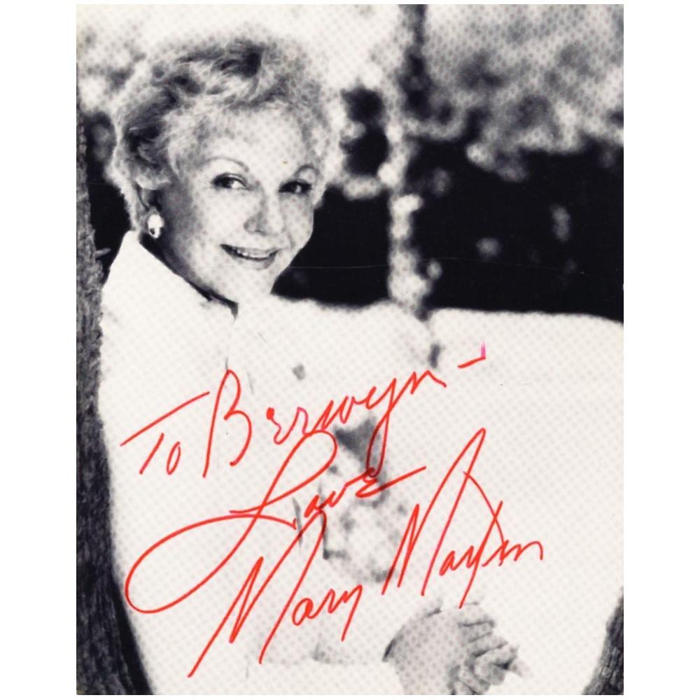 Mary Martin - Autograph - Signed Black and White Photograph