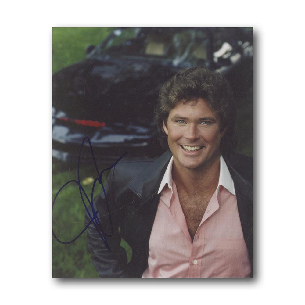 David Hasselhoff Autograph Signed Photograph