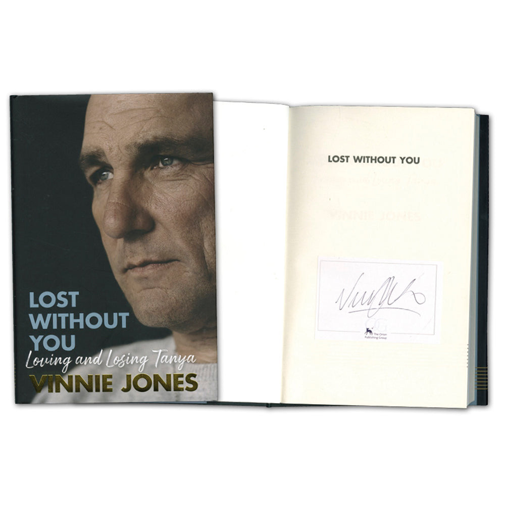 Vinnie Jones Signed Book