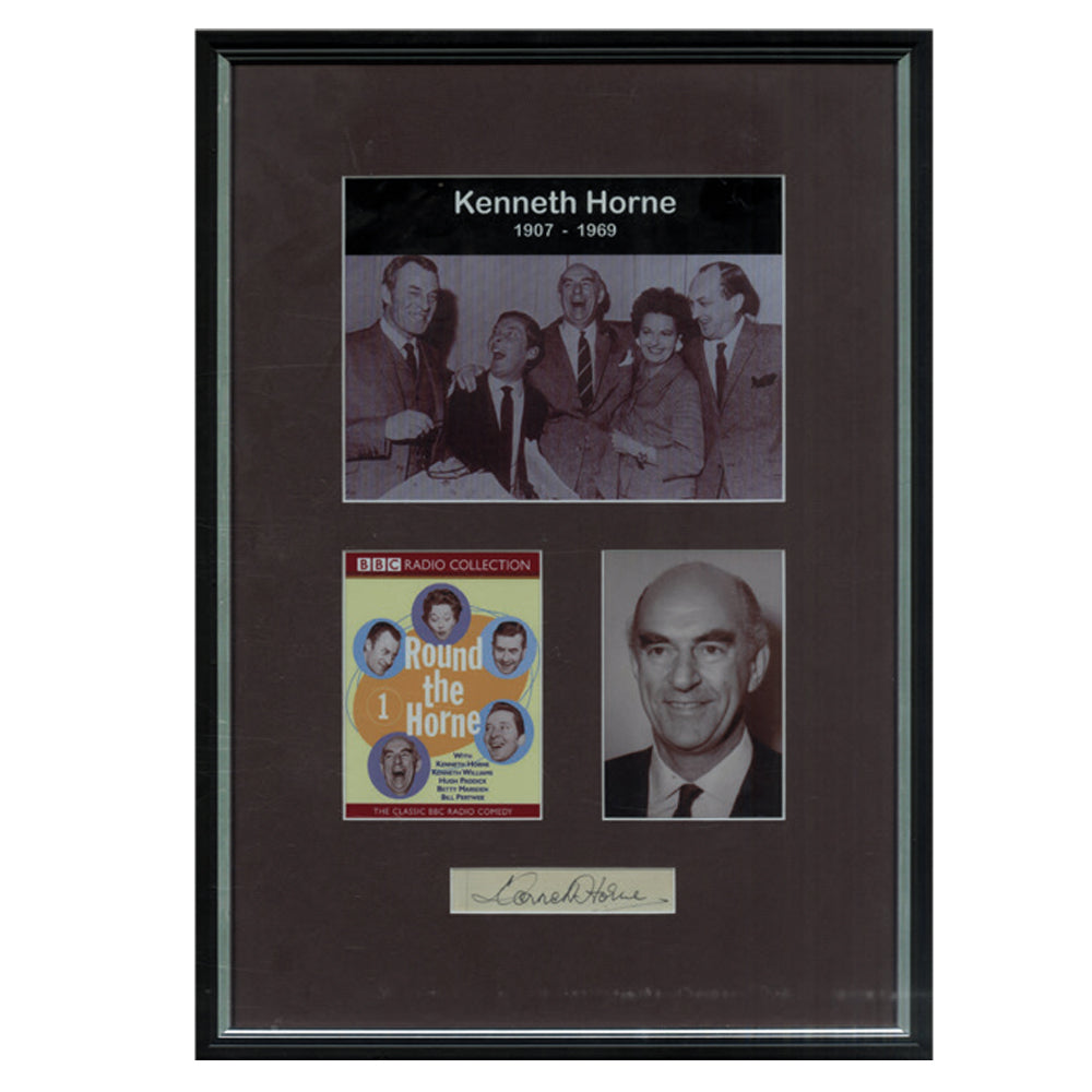 Kenneth Horne (Framed) Autograph